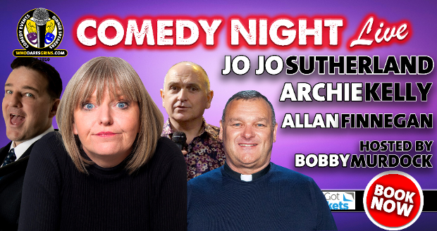 Comedy Night Live With Headliner Jojo Sutherland | Data Thistle
