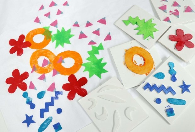 Family block printing workshop | Data Thistle