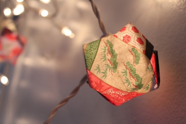 Origami Christmas Lights | Data Thistle