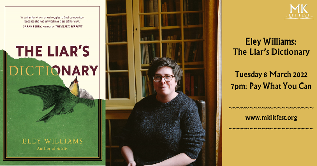 Author Interview: Eley Williams, 'The Liar's Dictionary' at MK Lit Fest ...