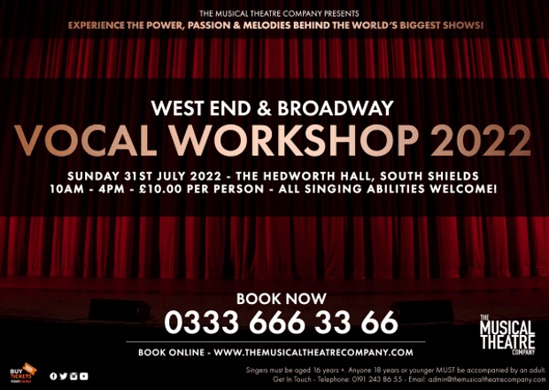 West End & Broadway Vocal Workshop 2022 | Data Thistle