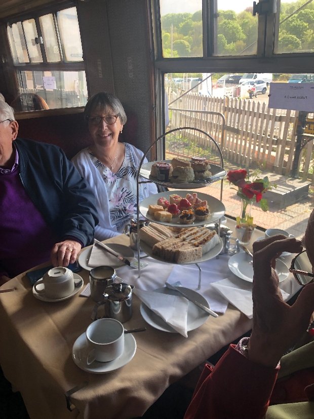 Afternoon Tea on a Steam Train | Data Thistle