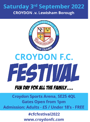 Croydon FC Festival 2022 | Data Thistle