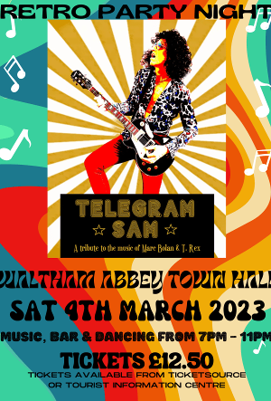 Telegram Sam - A Tribute to the music of Marc Bolan and T-Rex - Retro ...