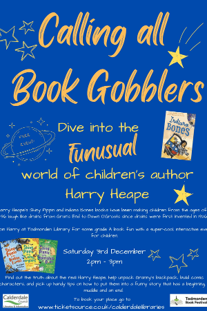 Harry Heape at Todmorden Library | Data Thistle