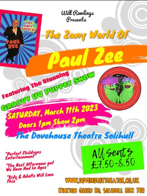 Saturday Morning Kids Cabaret with The Zany World Of Paul Zee & The ...