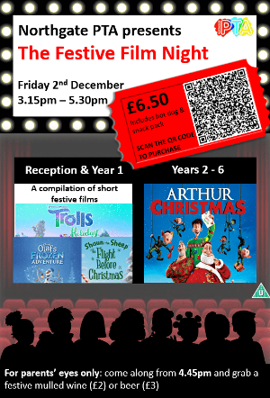 Northgate PTA - Film Night May 2023 | Data Thistle