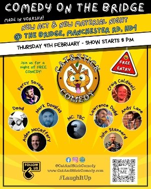 Free Stand-Up Comedy @ The Bridge, Huddersfield | Data Thistle
