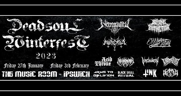 Deadsoul Winterfest 2023 - Part 2 - The Music Room - Ipswich at The ... Deadsoul Winterfest 2023 - Part 2 - The Music Room - Ipswich at The ...