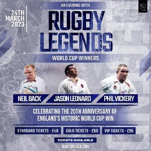 An Evening with Rugby Legends | Data Thistle