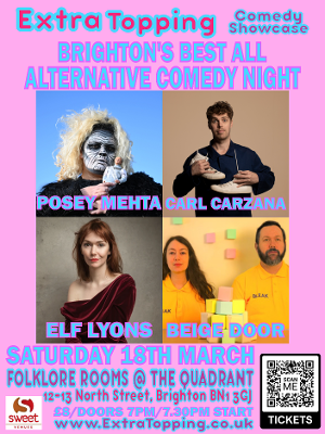 Extra Topping Comedy Showcase | Data Thistle