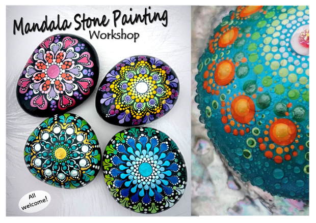 Mandala Stone Painting Workshop | Data Thistle
