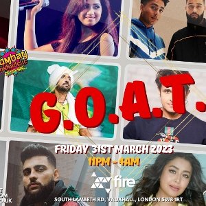 G.o.a.t. Bollywood & Bhangra Party | Data Thistle