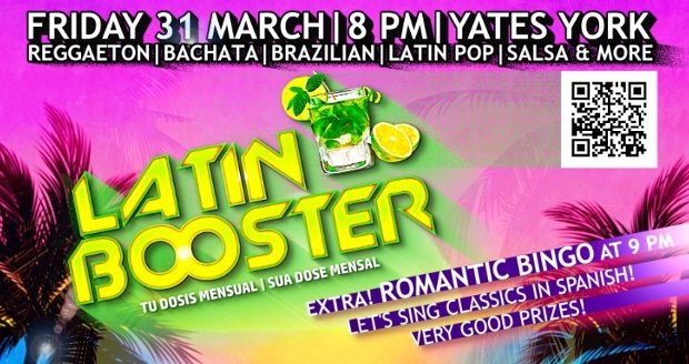Latin Booster York Party | Data Thistle