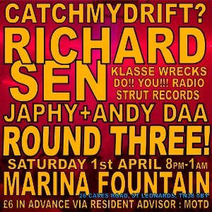 CatchMyDrift? with Richard Sen / Andy Daa / Japhy | Data Thistle