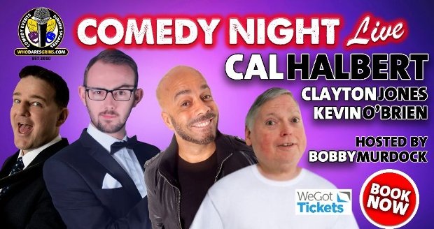 Comedy Night Live With Headliner Cal Halbert | Data Thistle