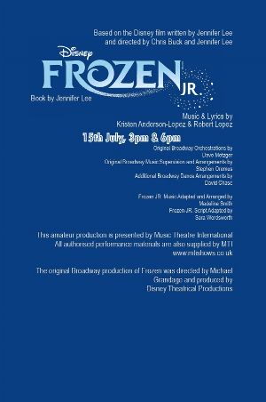 Disney's FROZEN Jr | Data Thistle