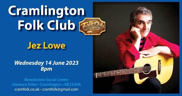 Jez Lowe at Benedictine Social Club, Cramlington