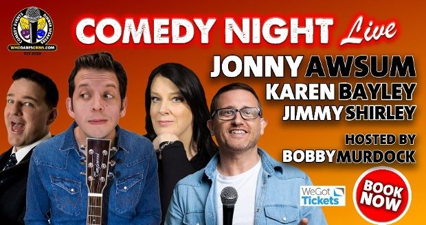 Comedy Night Live With Headliner Jonny Awsum | Data Thistle