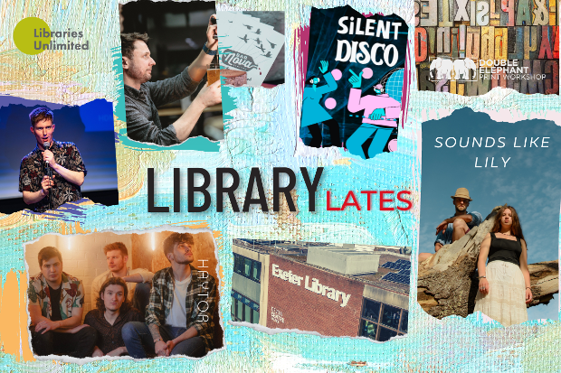 Library Lates with Art Work Exeter | Data Thistle