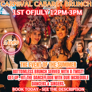 Carnival Cabaret Bottomless Brunch | Data Thistle