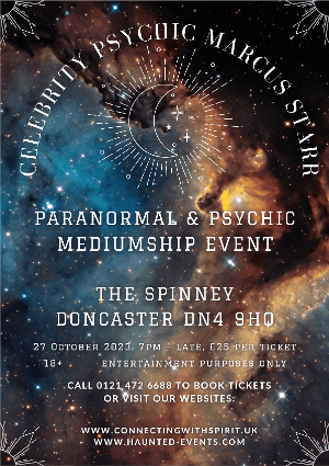 Paranormal & Psychic Mediumship Event with Celebrity Psychic Marcus ...