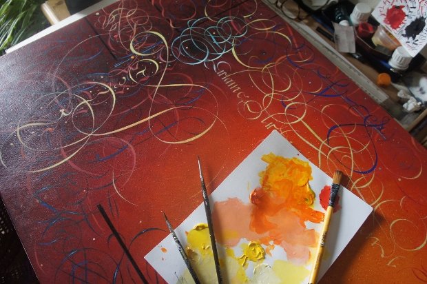 Calligraphy Workshop | Data Thistle