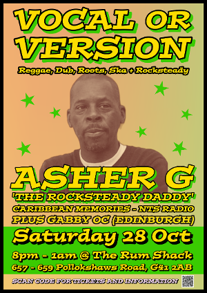 Vocal or Version present ASHER G + GABBY OC (Reggae Dance) | Data Thistle