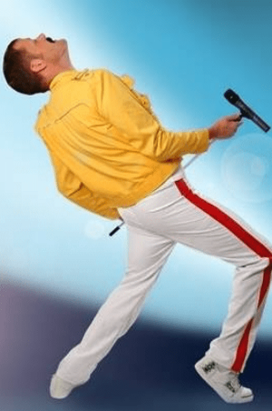 Jim Smart as Freddie Mercury | Data Thistle