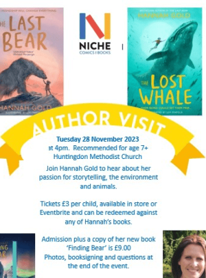 Meet the Author: Hannah Gold - The Last Bear, The Lost Whale, Finding ...