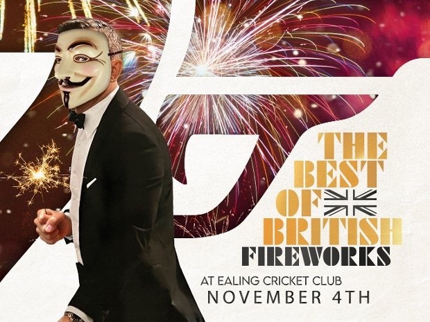 Ealing Cricket Clubs Firework Display BEST OF BRITISH | Data Thistle