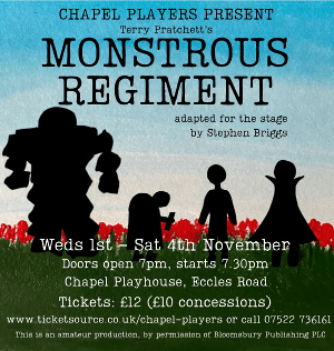 Terry Pratchett's'Monstrous Regiment' | Data Thistle