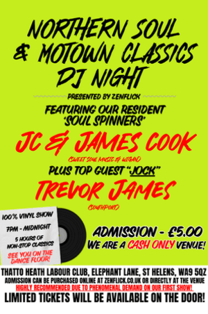 Northern Soul & Motown DJ Night | Data Thistle