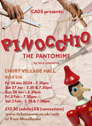 Panto 2024: CADS Panto - Pinocchio | Data Thistle