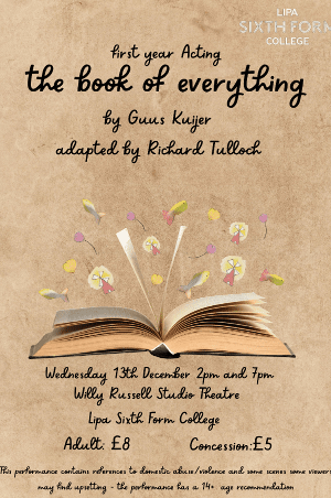 The Book of Everything by Guus Kuijer, adapted by Richard Tulloch ...
