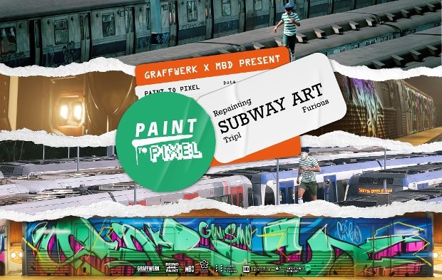 Paint to Pixel X Repainting Subway Art | Data Thistle