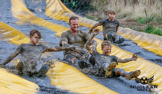 Nuclear Races Rush Family Wave at Nuclear Races Wild Forest, Brentwood