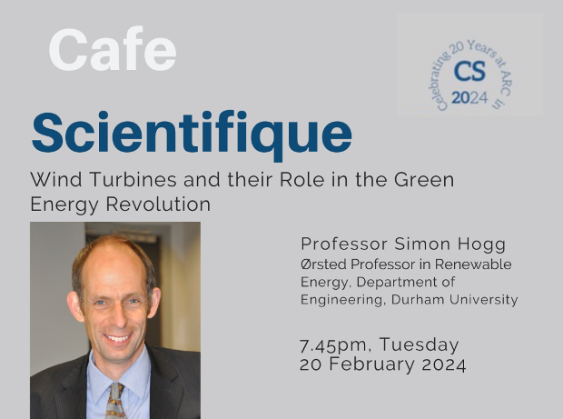 Cafe Scientifique: Wind turbines and their role in the green energy ...