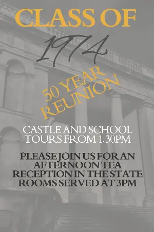 Class of 1974 - 50 Year Reunion - Afternoon Tea Invitation at Kimbolton ...