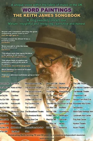 Keith James - Word Paintings at The Voodoo Rooms, Edinburgh