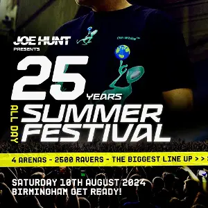 Joe Hunt 25 Years Summer Festival | Data Thistle