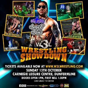 W3L Wrestling Showdown at Carnegie Leisure Centre, Dunfermline