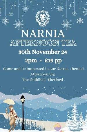 Narnia - Afternoon tea at The Guildhall, Thetford