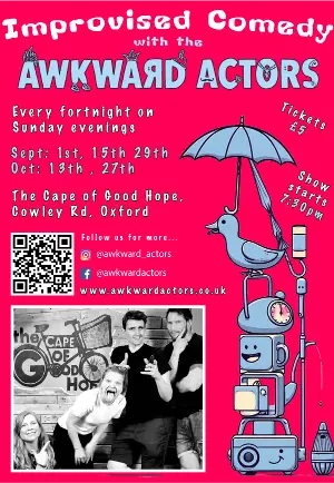 The Awkward Actors Improv Comedy Show at The Cape of Good Hope, Oxford