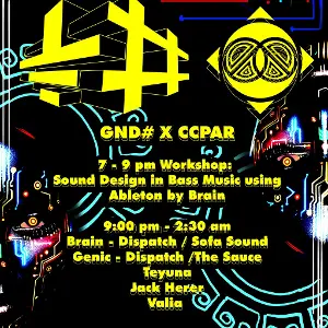 Gnd# X Ccpar: Brain & Genic (Dispatch Recordings) Boxing Day at Dark Horse, Birmingham