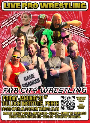 Fair City Wrestling - Live Wrestling In Perth! at Tulloch Institute Club