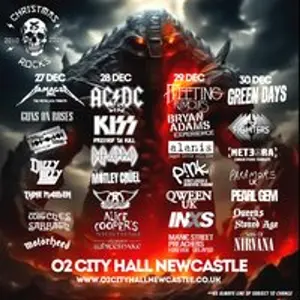 Christmas Rocks 2025 Day 2 Ticket at O2 City Hall Newcastle, Newcastle ...