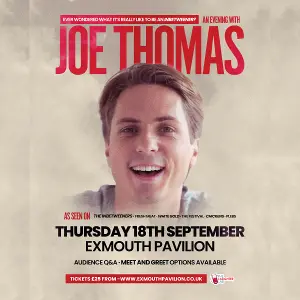 An Evening with Joe Thomas - 2025 UK tour dates & tickets