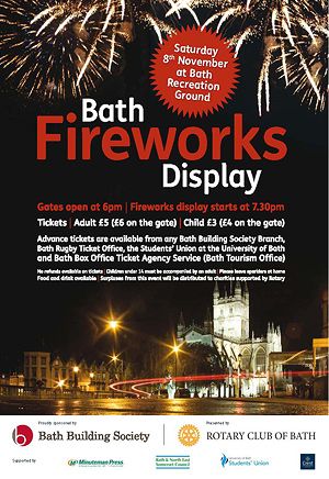 Bath Fireworks Display | Data Thistle