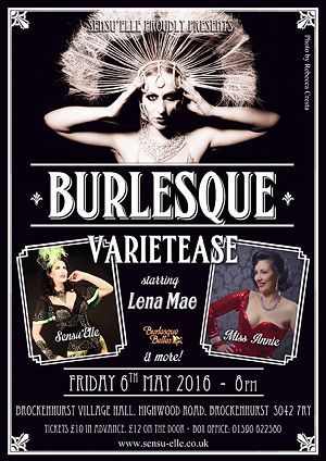 Burlesque Varietease | Data Thistle